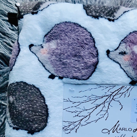 Marlo Lorenz | Bedding | Thro By Marlo Lorenz Hedgehog Purple Gray ...